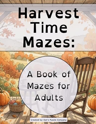 Harvest Time Mazes: En bok med labyrinter för vuxna, från 98 kr i ...