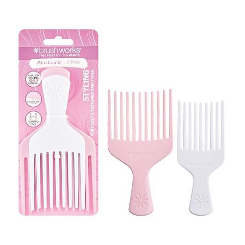 Brushworks Afro Combs 2-pack, Från 74 kr