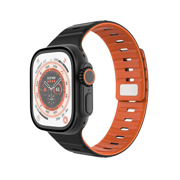 Fixed Mag Silikonrem for Apple Watch 42/44/45/46/49mm - Sammenlign ...