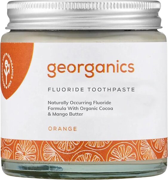 Georganics Organic Orange Fluoride Toothpaste 60ml - Price from £11.54