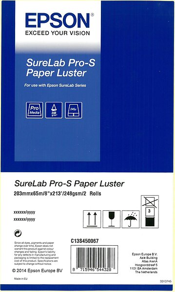 Epson SureLab Pro-S Papper Glansig, Från 1 749 kr