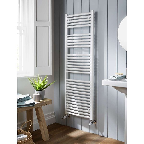 Towelrads Pisa Curved 800x400mm (White) - Price from £102.99