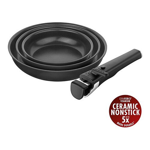 Zwilling Unlock 1034340 Stegepandesæt 4 stk - Tilbud fra 1.199 kr
