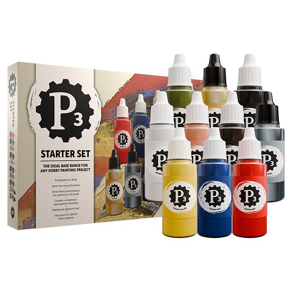 Steamforged Games P3 Paints Akryl Startset 10x18ml, från 479 kr i ...