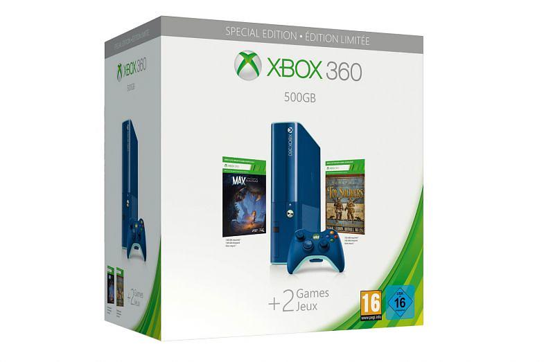 Microsoft Xbox 360 E 500GB - Blue Special Edition Best Price | Compare ...