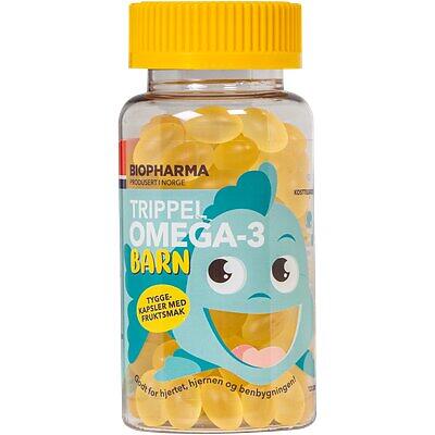 Biopharma Trippel Omega-3 Barn - Sammenlign priser hos Prisjakt