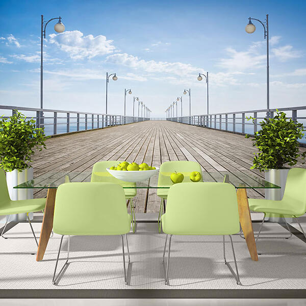 Arkiio Fototapet On The Pier the pier 300x210, Från 1 219 kr