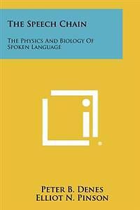 The Speech Chain: The Physics And Biology Of Spoken Language ...