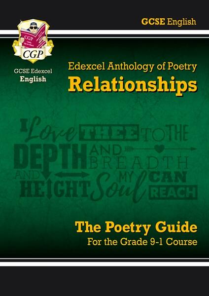 New GCSE English Edexcel Poetry Guide Relationships Anthology Inc ...