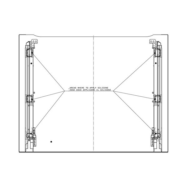 Zanussi front glass,inox,Electrolux,592x471mm 140044082661 - Hitta ...