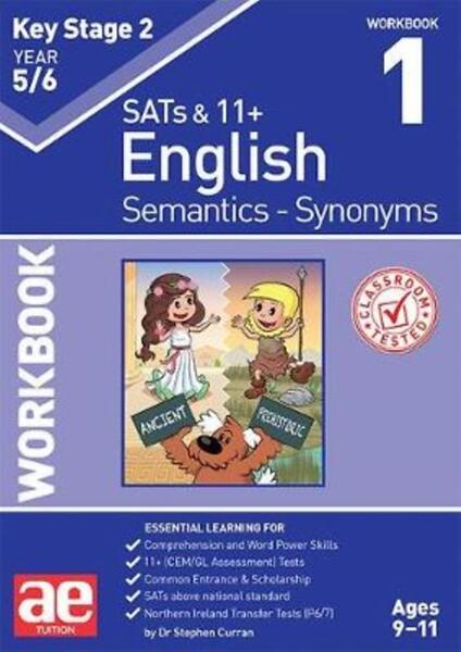 KS2 Semantics Year 5/6 Workbook 1 Synonyms av Dr Stephen C Curran ...