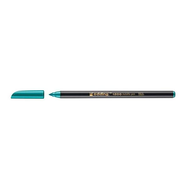 Edding 1200 Tusj 1,0mm (Grön Metallic) - Sammenlign priser hos Prisjakt