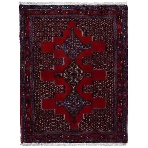 Arkiio Persisk Matta Senneh Dubbelvävd 122x160 Handknuten 751470 ...