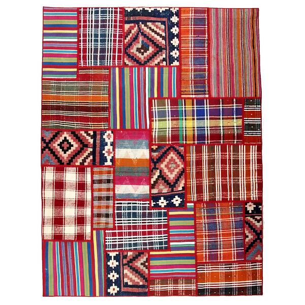 Arkiio Persisk Patchworkmatta Kelim Flerfärgad 156x206cm, Från 2 105 kr
