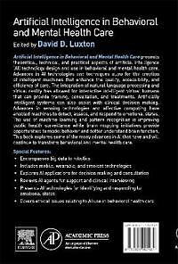 David D Luxton: Artificial Intelligence in Behavioral and Mental Health ...
