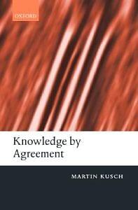 Martin Kusch: Knowledge by Agreement, Från 775 kr