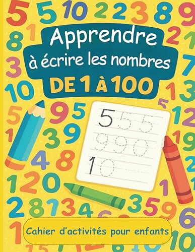 Apprenons à Tracer les Chiffres: cahier d'écriture des chiffres jusqu'à ...