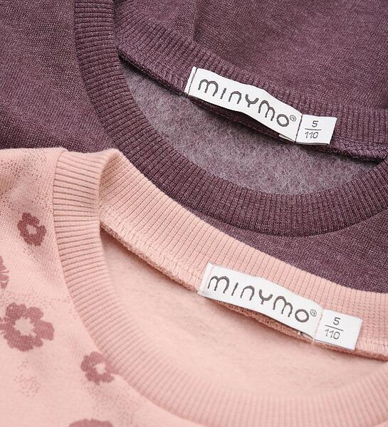 Minymo Sweatklänning 2-Pack Misty Rose 6 år (116) Klänning (Jr), från ...