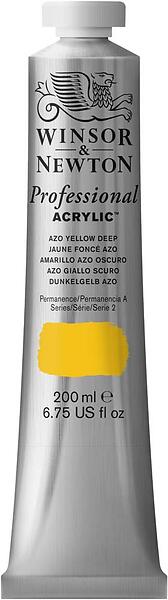 Winsor & Newton W&N Akr 200ml Azo Yellow Deep - Sammenlign priser hos ...
